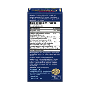 Bilberry Eye Formula with DHA - Full Visual Support | CATALO USA